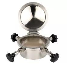 China Sanitary Stainless Steel 304 316 Pressure Manhole Manhole Cover for sale