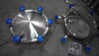 China Sanitary Stainless Steel 304 316 Pressure Manhole Manhole Cover for sale
