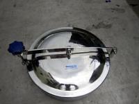 China Sanitary Stainless Steel 304 316 Pressure Manhole Manhole Cover for sale