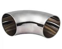 China 304 316L Food Grade Stainless Steel Pipe Fittings 45 Degree Clamp Elbow for sale