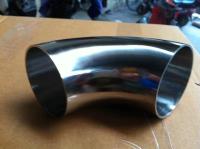 China 90 Degree Elbow Stainless Steel Sanitary Fitting 304 316L for sale