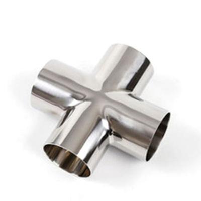 China ANSI Stainless Steel Sanitary Welding Elbow Stainless Steel Pipe Tee Fittings Food Grade for sale