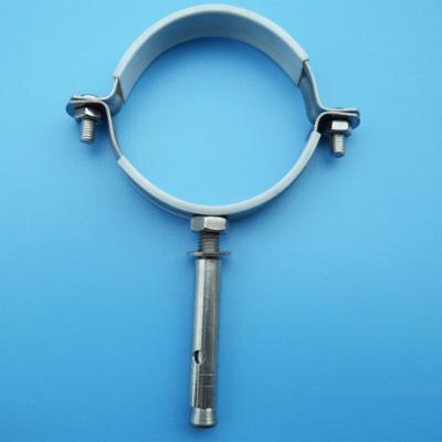 China 304 Stainless Steel Sanitary Welding Elbow Food Grade Stainless Steel Pipe Clamp 8'' for sale