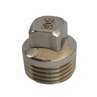 China 150# NPT/BSP Stainless Steel Threaded Fittings Square Plug Npt Stainless Steel Fittings for sale