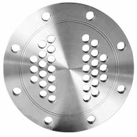 China Forged SS304 Tube Plate Flange For Heat Exchanger Tube CNC Machining for sale