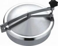China Sanitary Stainless Steel Manhole Manhole For Chemical Food Fluid for sale