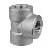 China ANSI B16.11 Stainless Steel Forged Fittings Welded Stainless Steel Pipe Tee for sale