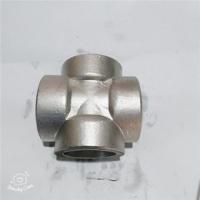 China ANSI B16.11 Cross Tee Stainless Steel Forged Fittings Sandblasting for sale