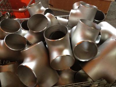 China Butt Welded ASTM A403 SS316 Stainless Steel Pipe Tee Pickling Surface for sale