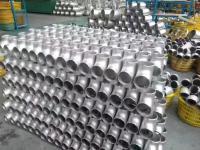 China Butt Welded ASTM A403 SS316 Stainless Steel Pipe Tee Pickling Surface for sale