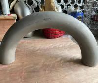 China Stainless Steel SS304 180 Degree Buttweld Elbow Sandblasting for sale