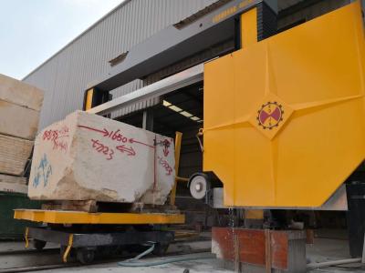 China PLC Diamond Wire Saw Cutting Machine Rotating For Granite Marble Limestone for sale