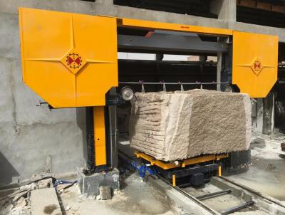 China PLC 360 Rotating Block Trimming Diamond Wire Saw Machine For Marble Granite Limestone for sale