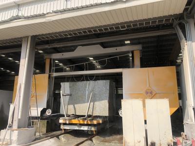 China PLC Diamond Wire Saw Cutting Machine 15kw Four Side Trimming For Marble Block for sale