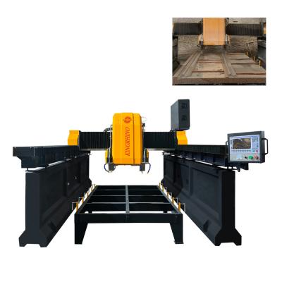 China 400-600mm Blade CNC Bridge Stone Cutter Milling Machine 1700x3500mm for sale
