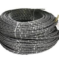 China D8.8mm 37 Beads Diamond Wire Saw for Granite Profiling Diamond Tools for sale