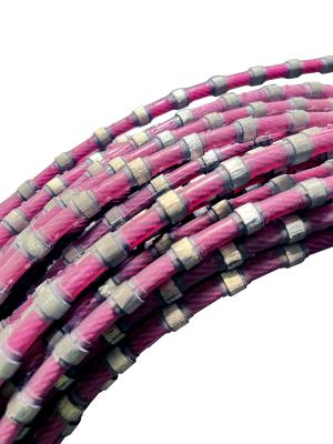 China 32 Diamond Beads Dia8.8mm Wire Saw Special For Marble Profiling Tools for sale