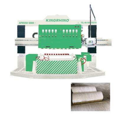 China 30kw 2000mm Arc Slabs Stone Slab Polishing Machine For Marble Granite Column for sale