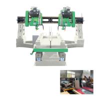 China 35kw 1500mm Stone Slab Cutting Machine Four Blades For Granite Marble Column for sale