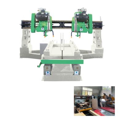China 35kw 1500mm Stone Slab Cutting Machine Four Blades For Granite Marble Column for sale