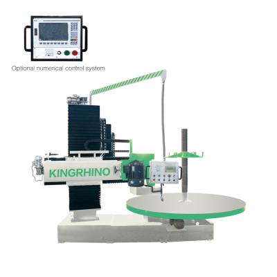 China 11kw 2500mm CNC Stone Profile Cutting Machine For Column Cap And Base for sale