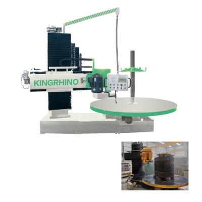China 11kw 2500mm Column Cap And Base Cutting Machine For Marble Granite Column for sale