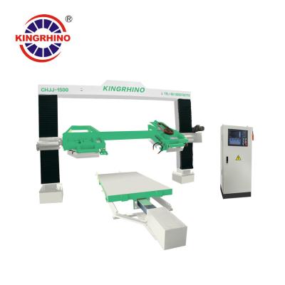 China 5.5kw 1500mm CNC Band Saw Stone Cutting Machine For Marble Granite Arc Slab for sale
