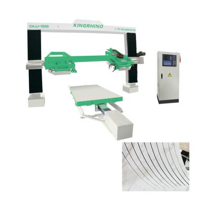 China 5.5kw CNC Band Saw Circular Arc Slab Stone Shaper Machine For Marble Granite for sale