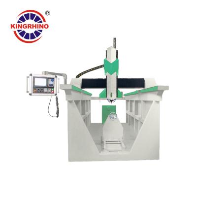 China CNC 4 Axis 2 Spindles Column Stone CNC Engraving Machine For Granite Marble for sale