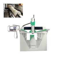 China Double Spindles 1800x4600x2150mm CNC Stone Carving Machine For Column for sale