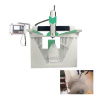 China 7.5kw 600mm Max Processing CNC Stone Carving Machine For Granite Marble for sale