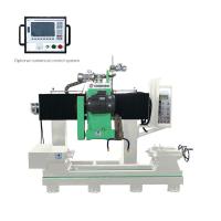 China Double Heads 11kw 500mm Blade CNC Cylindrical Cutting Machine For Marble Granite for sale