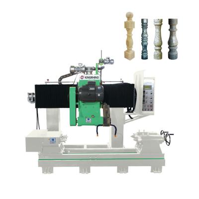 China 11kw Double Heads 1500mm CNC Stone Cutter Machine For Marble Granite Baluster for sale