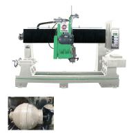 China 500mm Double Blades CNC Stone Cutting Machine For Marble Granite Baluster Column for sale