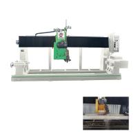 China 600mm Blade CNC Stone Cutting Machine For Solid Column 3500mm Max Processing Length for sale