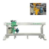 China 7.5kw Bridge Type Stone Edge Profiling Machine 3800x1200mm Trolley for sale