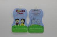 China 100ml Special Shape Stand Up Spout Pouch Plastic Packaging Bag For Juice Soft Drink for sale