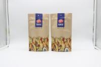 China 100g 500g 1000g Kraft Paper ziplockk Bags Recyclable SGS FDA Certified for sale