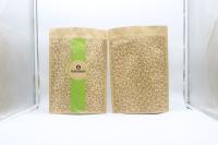 China ziplockk Kraft Paper Stand Up Pouch Recyclable Biodegradable For Coffee Tea for sale