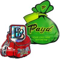 China Weed Mariguana weed Smell Proof Bags Holographic Printing Effect SGS FDA for sale
