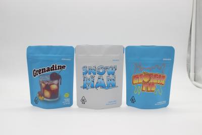 China Edibles ziplockk Mylar Bags Smell Proof Eco Friendly Food Packaging Mylar Stand Up Pouches for sale