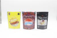 China Edibles ziplockk Mylar Bags Smell Proof Eco Friendly Food Packaging Mylar Stand Up Pouches for sale
