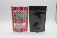 China Child Resistant 1g - 28g Mylar weed Bags Edible Cookie Candy Die Cut Mylar Bags for sale