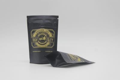 China Stand Up Resealable Mylar ziplockk Bags 3.5 - 28 G 10 Colors Gravure Printing for sale