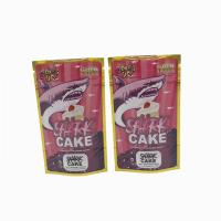 China Mylar weed Bags Weed Bag Aluminized Three Side Sealed Zipper Stand Up Bag For Packing Marijuana for sale
