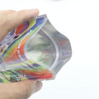 China OEM Weed Bag Zip Lock 3.5G Resealable 110microns Soft Touch Material Smell Proof Mylar Bags for sale