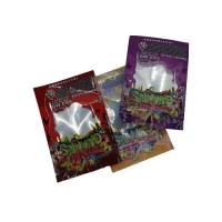 China 25G Mylar weed Bags Sealed On Three Sides With Child Proof Locks for sale