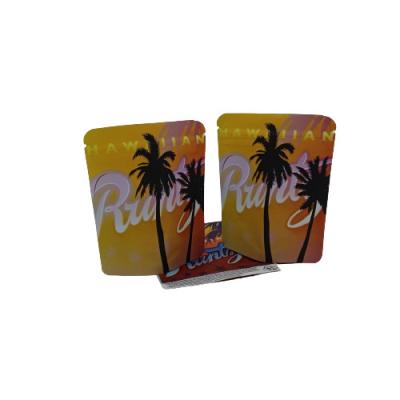 China 50g Biodegradable Stand Up Pouch Flat Bottom Food Grade Mylar Bags for sale