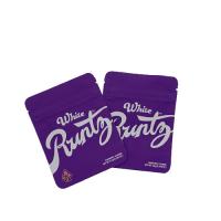 China Custom Mylar weed Bags Digital Printing Resealable With Child Resistant Zipper for sale