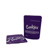 China Custom Mylar weed Bags Digital Printing Resealable With Child Resistant Zipper for sale